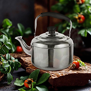 SHERCHPRY Mirror Electric Tea Kettle Stovetop Tea Kettle Stainless Steel Tea Pot pour over Coffee Kettle Whistling Teakettle Teapot Hot Water Boiler for Stove Tea Kettle Electric Electric Tea Kettle