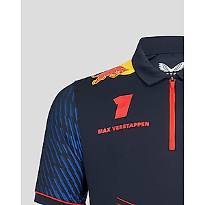 Castore Red Bull Racing F1 Men's 2023 Max Verstappen Team Polo Shirt - L