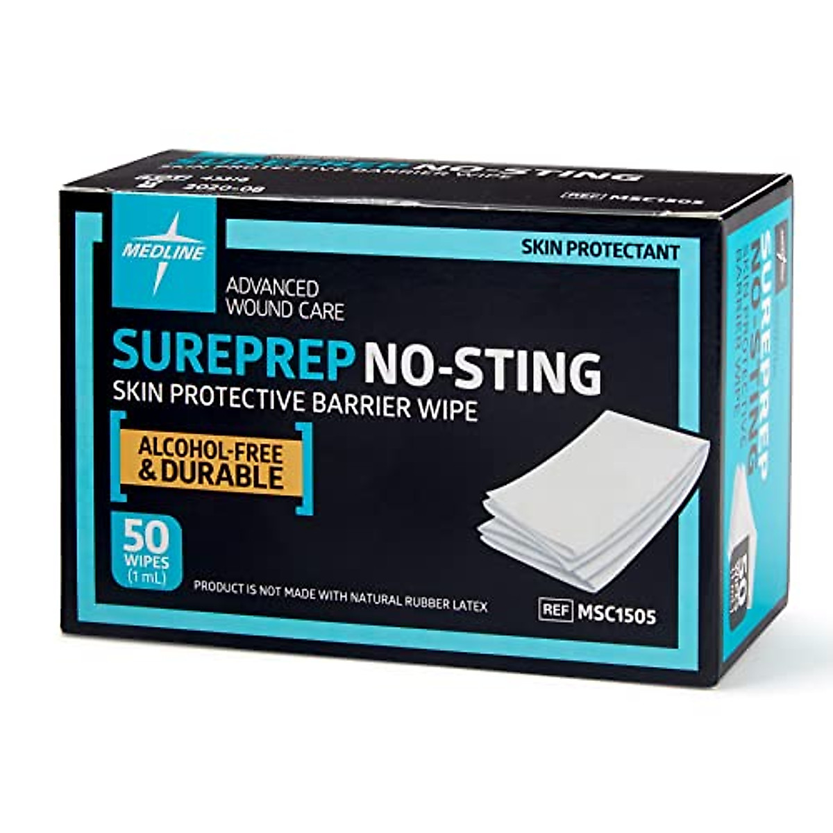 Medline Sureprep No-Sting Skin Protectant, 1 mm (Pack of 50)