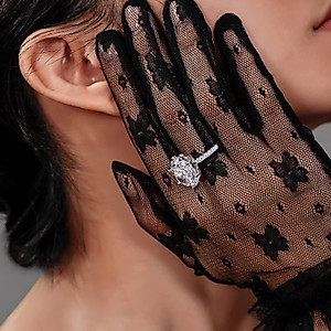 DIAMONBLISS Platinum Plated Silver Celebrity Kourtney with Cubic Zirconia Cocktail Ring (7)