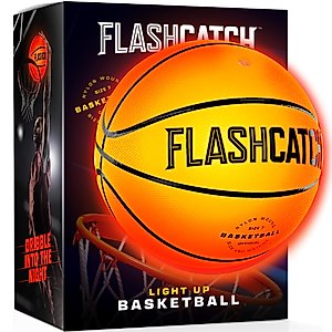 Light Up Basketball - Glow in the Dark - Sports Gear Accessories Easter Gifts for Boys 8-15+ Year Old - Kids, Teens Gift Ideas - Cool Teen Boy Toys Ages 8 9 10 11 12 13 14 15 Age Outdoor Teenage