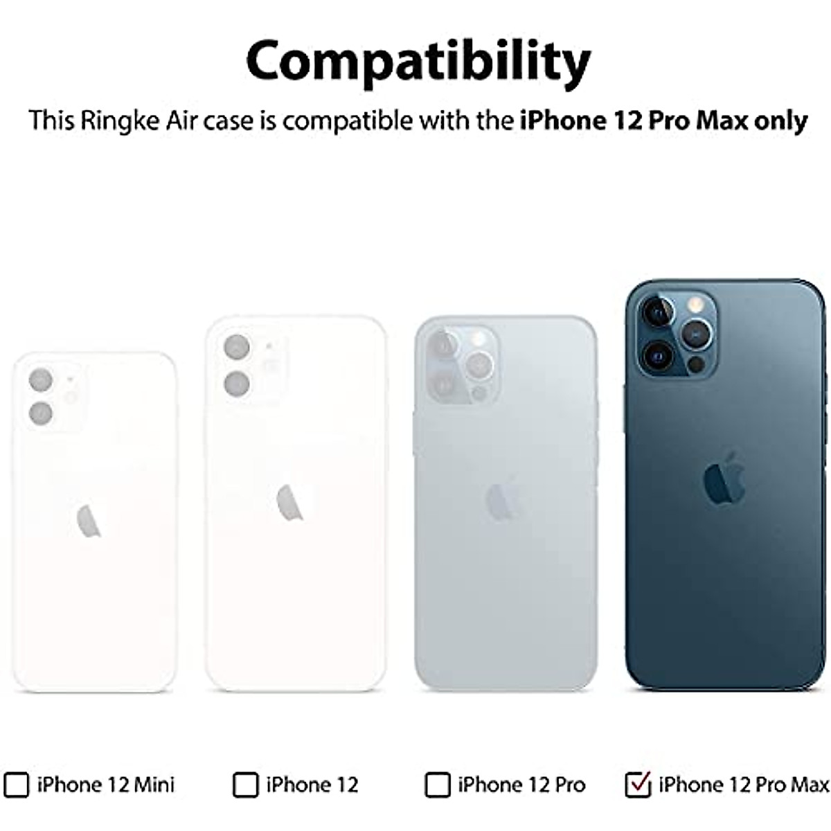 Fsoole Clear Crossbody Wallet Case Women with Credit Card Holder Slot (for iPhone 12 Pro Max) - Dark Blue Lanyard