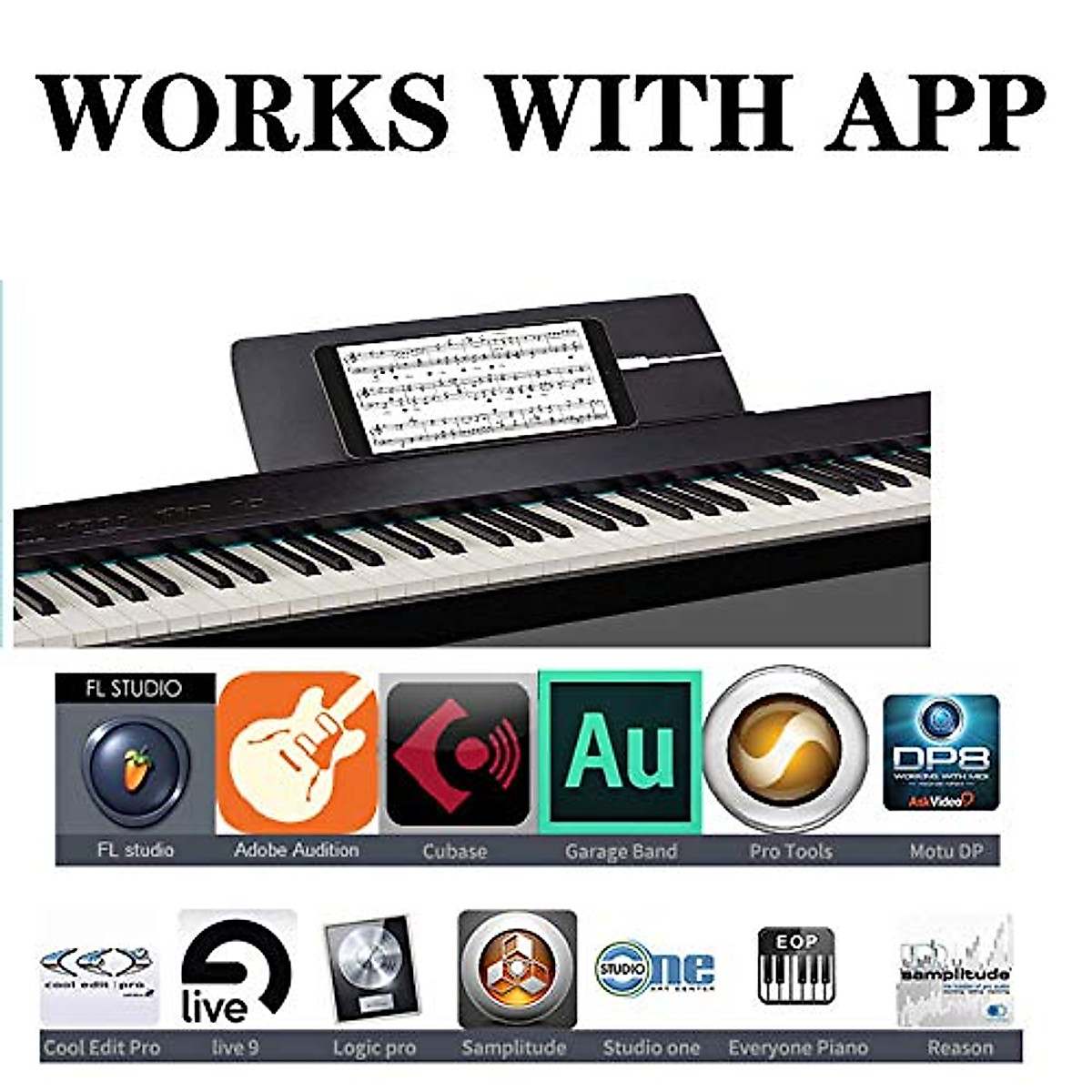 GuangMaoBo Micro USB to Printer Cable USB 2.0 to USB Type B Cable,Android Phone pc to Printer Cable Printer,Scanner,Electronic midi Piano,Electronic Drum,Digital Piano and USB 2.0 Hard Disk