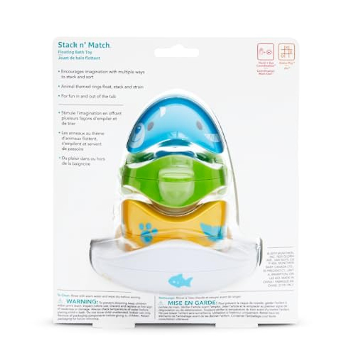 Munchkin® Stack n' Match™ Toddler Bath Toy