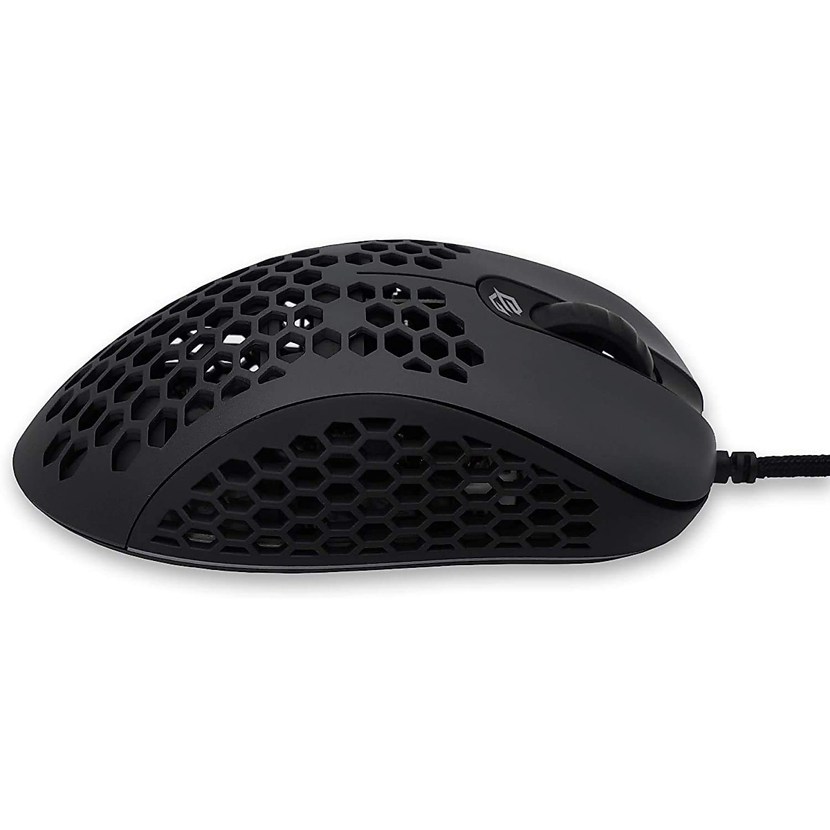 Gwolves Skoll SKL 2020 Edition 65g Ultra Lightweight Honeycomb Design Wired RGB Gaming Mouse up to 12000 DPI (Black) (Long)