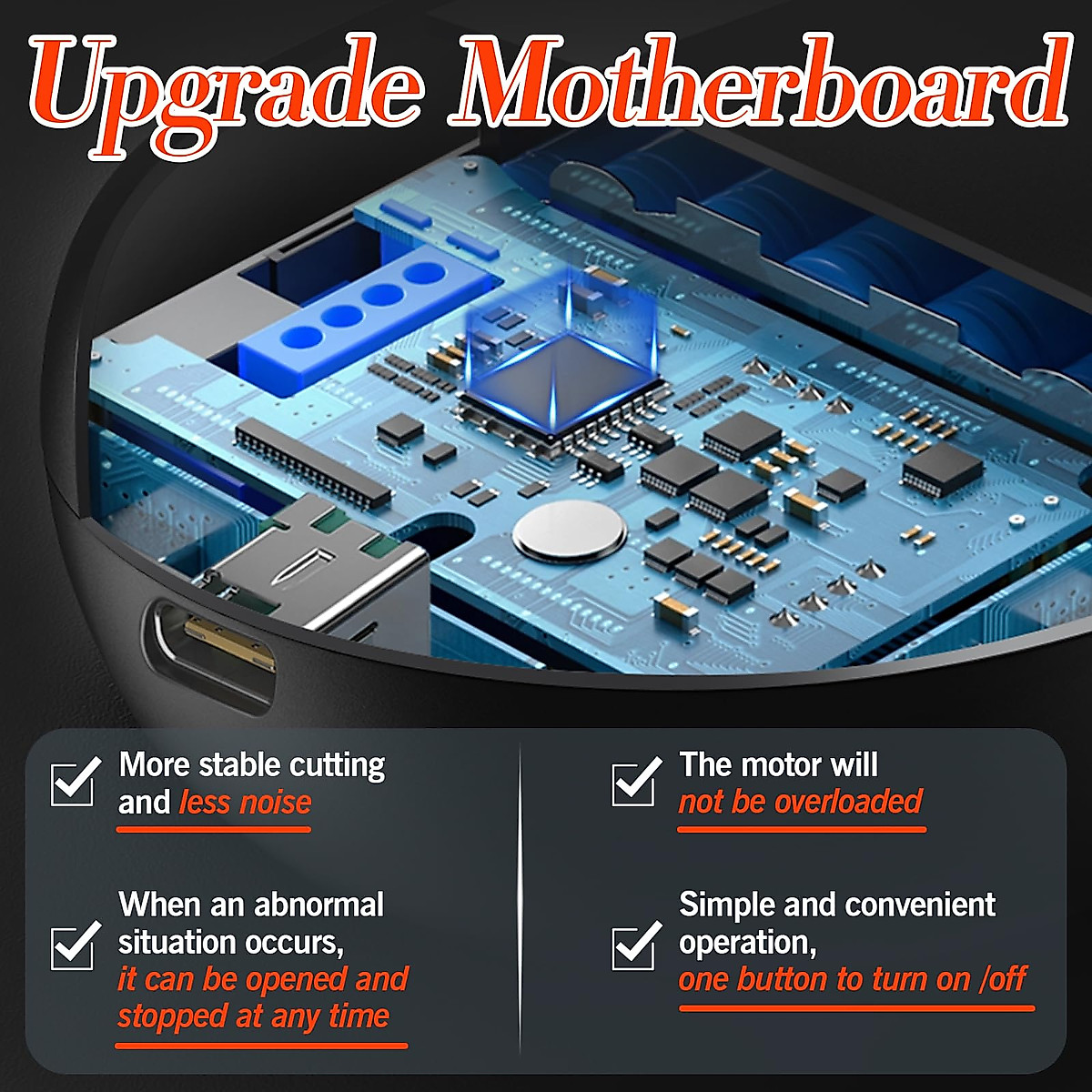 Electric Can Opener, [Smart Control] Automatic Rechargeable Can Opener Smooth Edge for Kitchen, Homtronics One Touch Hands Free Cordless Can Opener Electric for Seniors, Housewives, Arthritics