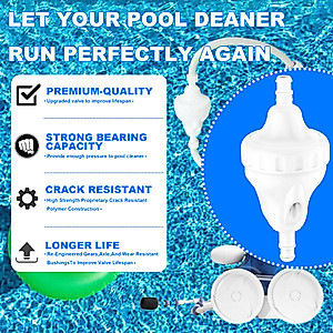 Upgraded G52 Polaris Backup Valve Replacement Kit fit for Po-laris 180, 280, 380, 480, 3900 Pool Cleaners