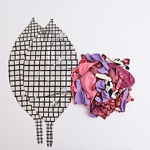 MYDECORBL Cowgirl Balloon Garland Arch Kit,121 Pcs Farm Theme Cow Printed Chrome Hot Pink with Boot Balloons for Baby Shower Graduation Party Wedding Birthday Engagement Party