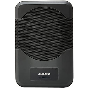 Alpine Electronics PWE-S8 Restyle Compact Powered 8-Inch Subwoofer , black