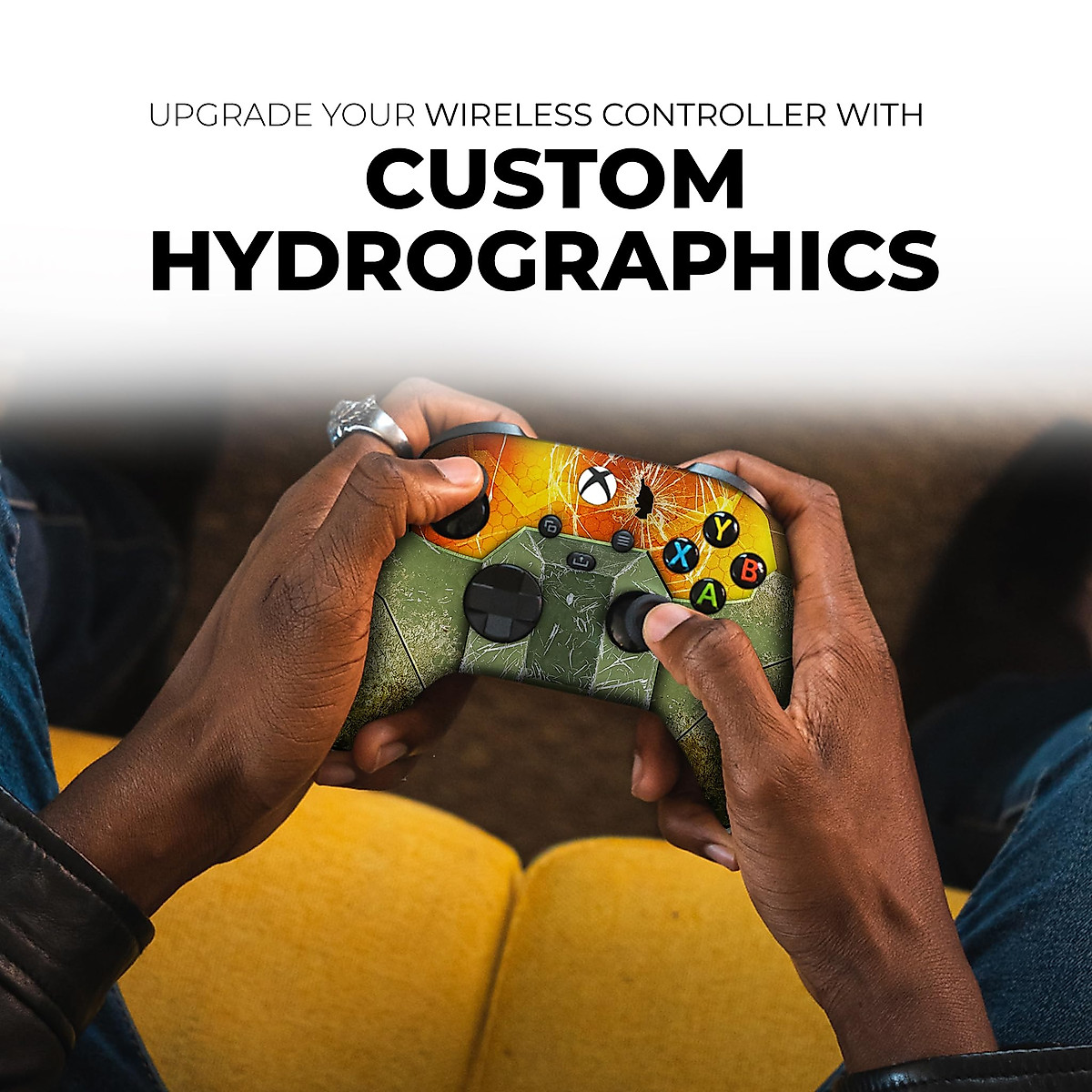 DreamController Marrio & The Princess Custom X-box Controller Wireless compatible with X-box One/X-box Series X/S Proudly Customized in USA with Permanent HYDRODIP Print (NOT JUST A SKIN)(MODDED)