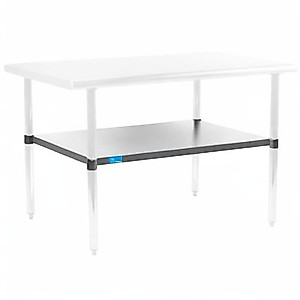 Additional Undershelf for AmGood Work Table | Adjustable Galvanized Steel Undershelf (24" x 48")