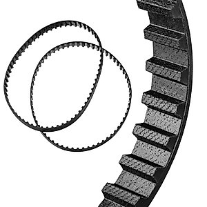 Measuring Wheel Drive Belts Set of 3 Fits - Dura Wheel Dw Pro Measuring Wheel - High Strength Rubber Belts - Replacement Drive Belt - Made in the USA - Toothed Drive Belt