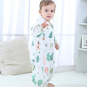 Happy Cherry Baby Winter Coverall One Piece Cute Cartoon Cotton Sleeping Sack