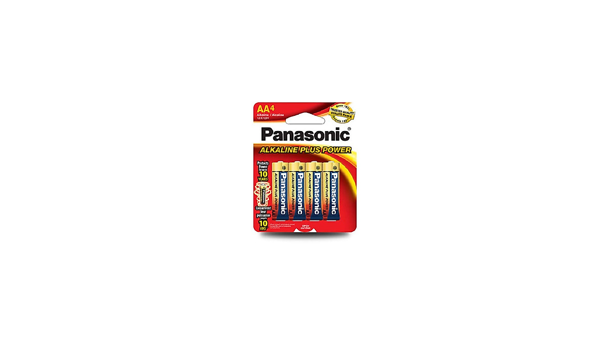 Panasonic Alkaline Plus Power AA Batteries (4-Pack) — 🛍️ The Retail Market