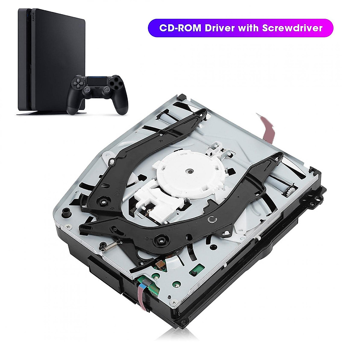 GOTOTOP CDROM Driver with Screwdriver Accessories for PS4Slim 2000 Host High Performance