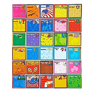 Excellerations Classroom Preschool Calendar Pocket Chart, 34 x 42.5 inches, Kids Calendar, School Calendar, Circle Time Learning, Kids Toys, Educational Toy (Item # CALSET)