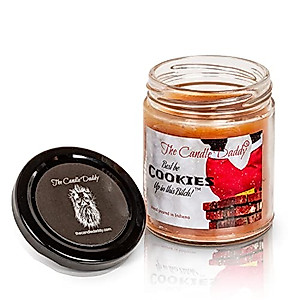 Best Be Cookies Up in This Bitch Holiday Candle - Funny Chocolate Chip Cookie Scented Candle - Funny Holiday Candle for Christmas - Holiday Fragrance - 6oz - 40 Hour Burn Time