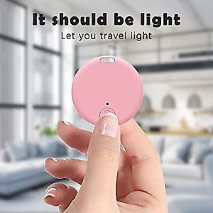 GPS Tracking Bluetooth 5.0 Mobile Key Tracking Smart an-ti Loss Device Waterproof Pet GPS Locator Bluetooth Tracer for Pet, Wallet, Bag, Black