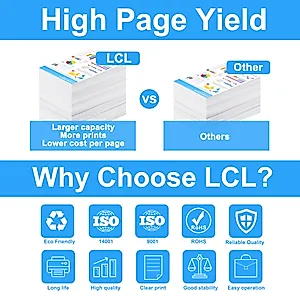 LCL Remanufactured Toner Cartridge Replacement for Lexmark X463A11G X463A21G X463de X464de X466de X466dte X466dwe (1-Pack Black)