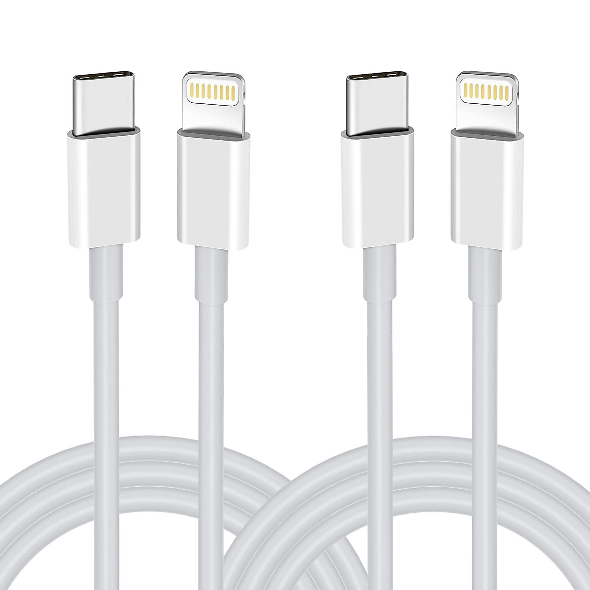 iPhone Charger, [Apple MFi Certified] USB C to Lightning Cable 2PACK 6FT Fast iPhone Charger Cord Compatible with iPhone 14/13/12/11 Pro Max/XS MAX/XR/XS/X/8/7/Plus