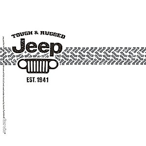 Tervis Jeep Made in USA Double Walled Insulated Tumbler Travel Cup Keeps Drinks Cold & Hot, 24oz Water Bottle, Tough and Rugged