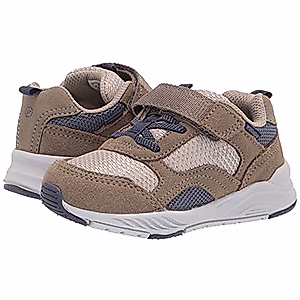 Stride Rite Boy's Made2Play Brighton Athletic Sneaker, Taupe, 13 Little Kid