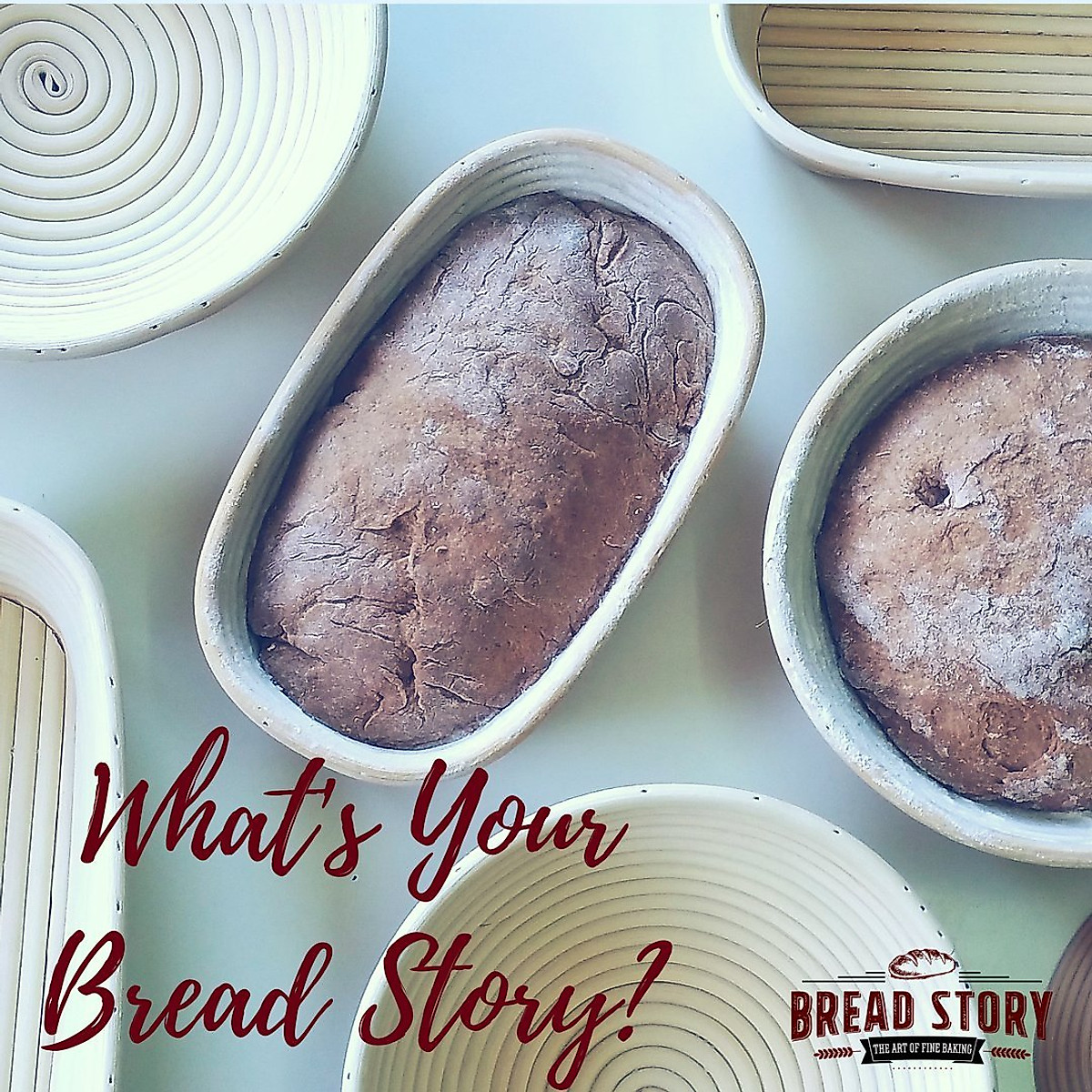 (10x6 inch) Oval Proofing Basket Set by Bread Story Oval Brotform Handmade Unbleached Natural Cane Bread Baking Kit with Cloth Liner Bread Baking e-book Course Discount Coupon