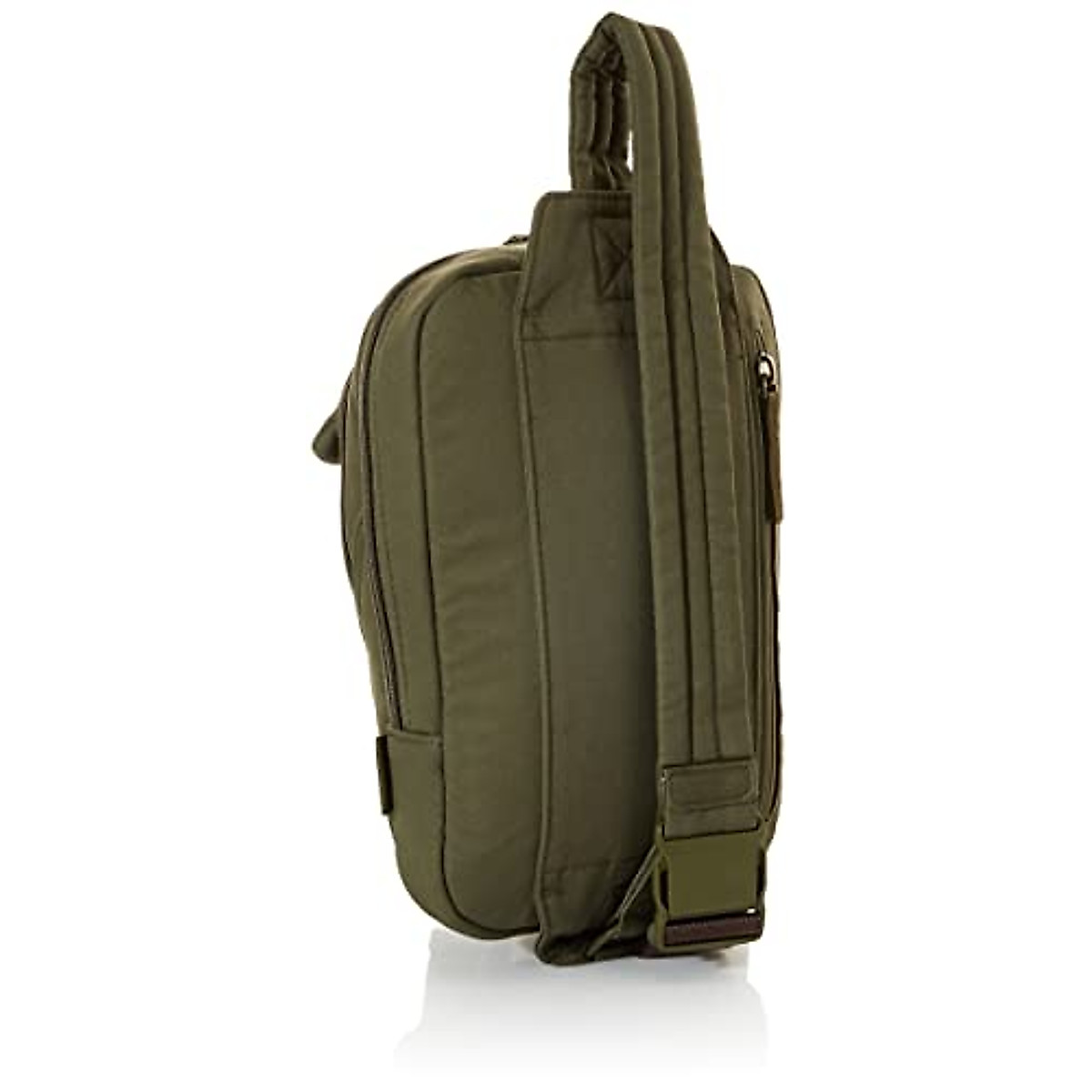 Vera Bradley Women's Cotton Utility Sling Backpack, Climbing Ivy Green - Recycled Cotton, One Size