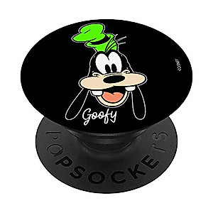 Disney Mickey And Friends Goofy Big Face Signature PopSockets Swappable PopGrip