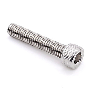 50pcs M5-0.8 x 35mm Socket Head Cap Screws, 18/8 Stainless Steel 304, Fully Threaded Hex Drive Screws, Corrosion-Resistant, High Strength, for Machinery, Furniture, 3D Printing and More