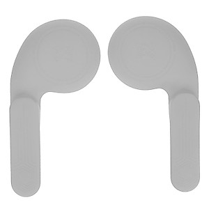 Replacement VR Silicone Earmuffs, Durable Silicone Earmuffs for Quest 2(Grey)