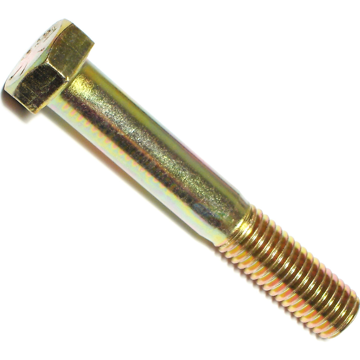 Hard-to-Find Fastener 014973254629 Grade 8 Coarse Hex Cap Screws, 5/8-11 x 4, Piece-10 , yellow