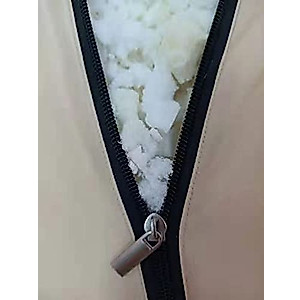 WUTTLE Bean Bag Inner Liner Cover(No Filler), 6 7ft Inner Liner for Bean Bag Chair Couch Cover Seat Lazy Sofa High Capacity Replacement Cover with Zipper (Size : D180H90CM)