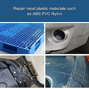 Kingsea 800PCS Hot Staples Plastic Repair Kit,Plastic Welding 8 Types Stainless Steel Staples For Plastic Welder Kit Welding Machine Bumper Repair Staples Tool Kit for All Cars