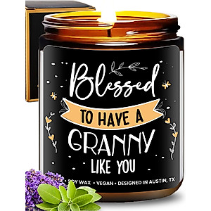Granny Candle, Perfect Mother's Day Gifts for Granny from Grandson, Granny Birthday Gifts, Unique Granny Gifts, Best Granny Gift Ideas from Granddaughter, Thoughtful Christmas Gift for Granny