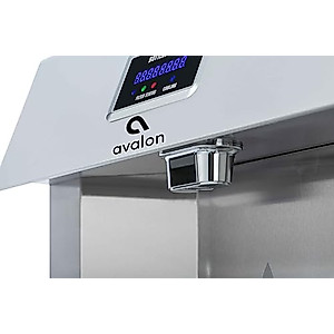 Avalon Wall Mounted Water Fountain with Bottle Filling Station, High Capacity Cooling, Sensor Dispensing, Self Cleaning, Digital Bottle Counter Display, Dual Filtration, ADA Compliant