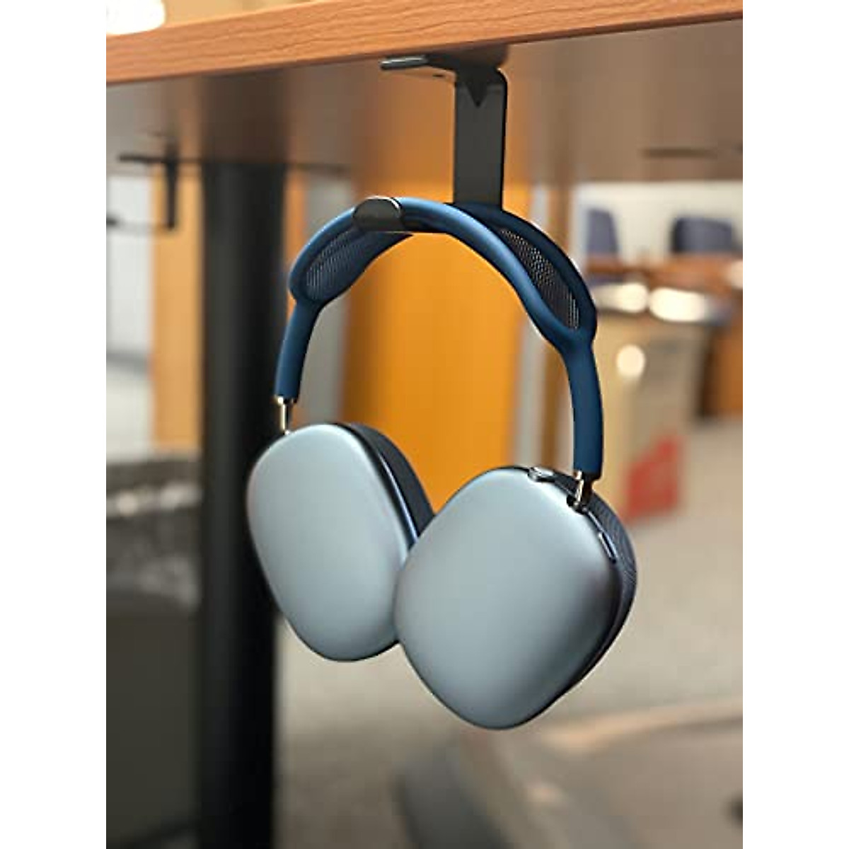 Stick On Under Desk Headphone Hook 2 PACK