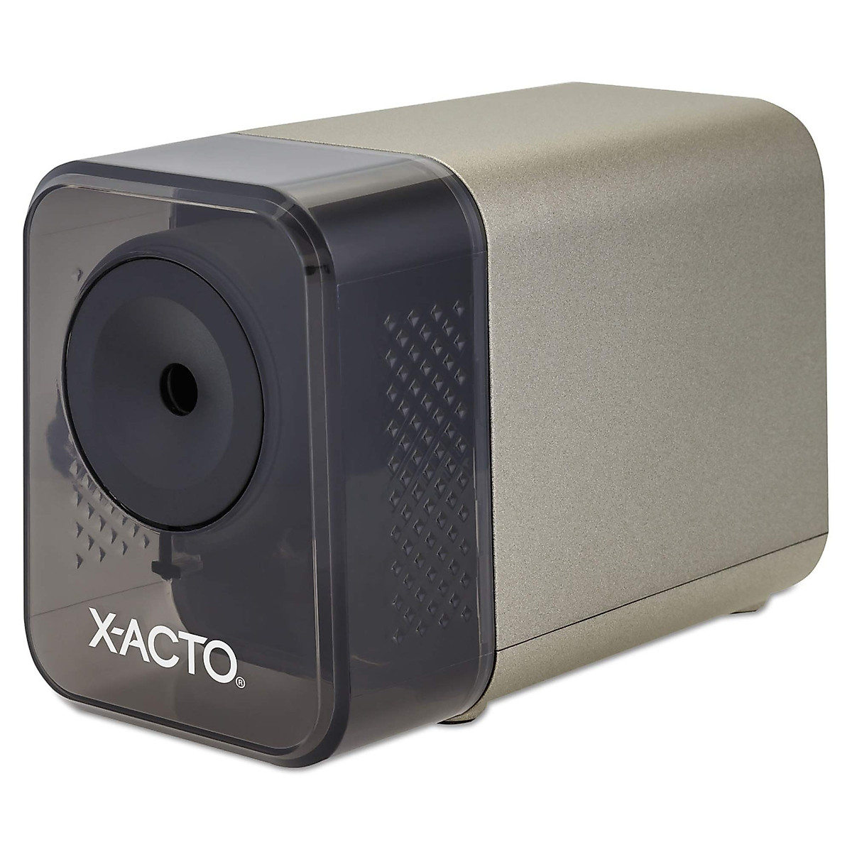 X-Acto Compact Electric Pencil Sharpener - Woodgrain and Beige Finish