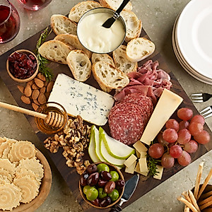 Luxury Acacia Wood Cutting Board, End Grain Cutting board With Juice Groove & Charcuterie Board, Thick Sustainable Wood Chopping Board for Kitchen(16x12x1.5 in)