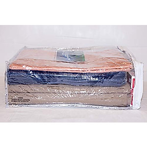 Clear Vinyl Zippered Storage Bags 12 x 15 x 5 Inch 10-Pack