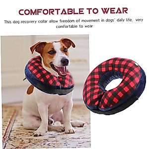 BESPORTBLE 2pcs Elizabeth Adjustable Pet Puppy Surgery Supply Dog Pet Pet Neck Pillow Cat Accessory Cat Recovery Supply Cat PVC Spine Collars