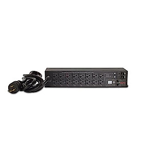 APC Rack PDU, Switched, 2U, 30A, 120V, (16) 5-20
