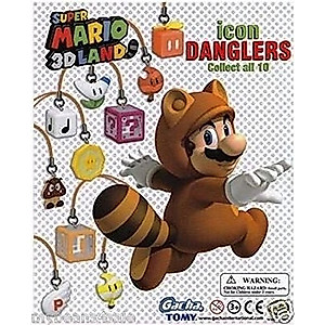 Takara Tomy Super Mario 3D Land Icon Danglers Approx.75 inch Keychain Fig-Music / Jump Block