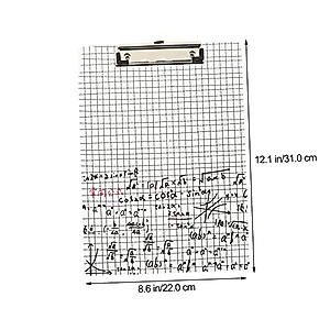 Ciieeo 2pcs Transparent Board Clip Glitter clipboard Gold clipboard File clipboards Writing clipboard Clip Boards Office clipboards White hardboard Nurse Bottom Plate Acrylic Business