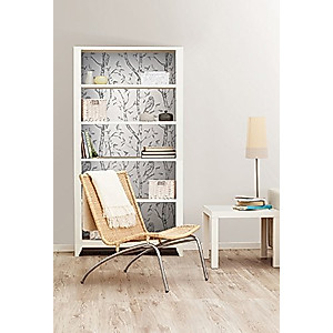 NuWallpaper NU1412 Woods Peel & Stick Wallpaper, Grey