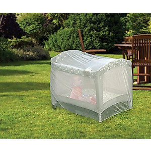 Jeep Universal Size Pack N Play Mosquito Net Tent, White
