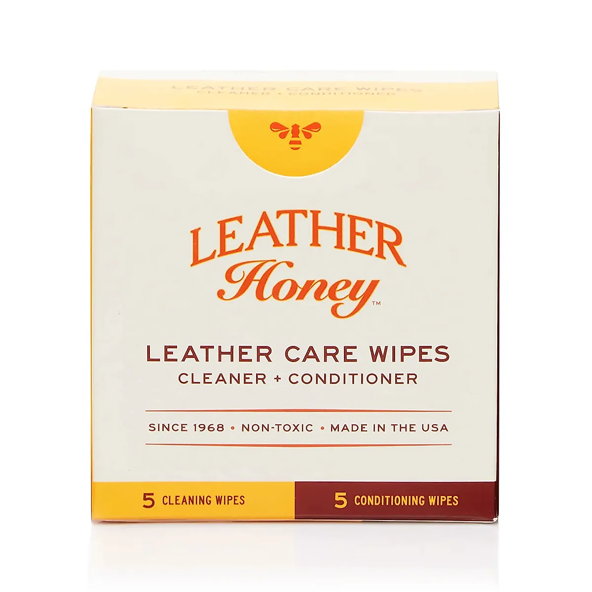 Leather Honey Combo Wipes with 16oz Spray Cleaner