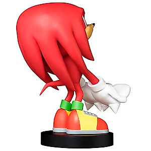 Exquisite Gaming: SEGA: Knuckles - Original Mobile Phone & Gaming Controller Holder, Device Stand, Cable Guys, Sonic The Hedgehog Licensed Figure