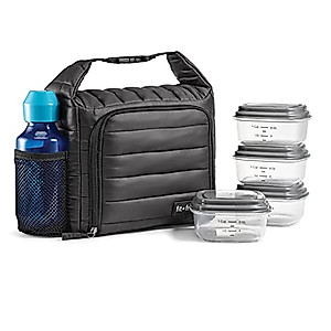 Fit+Fresh Willow Insulated Lunch Box for Kids, Lunch Box Kids Love for School - Lunch Bag Kids, Lunch Box Kids, Lunch Box for Girls, Lunch Box for Boys, Kids Lunch Bag, Lunchboxes Kids, Kids Lunchbox