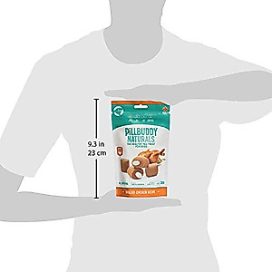 Presidio Pill Buddy Naturals - All Natural Ingredients - PB & Apple Recipe Pill Hiding Treats for Dogs - Make A Perfect Pill Concealing Pocket Or Pouch for Any Size Medication - 30 Servings